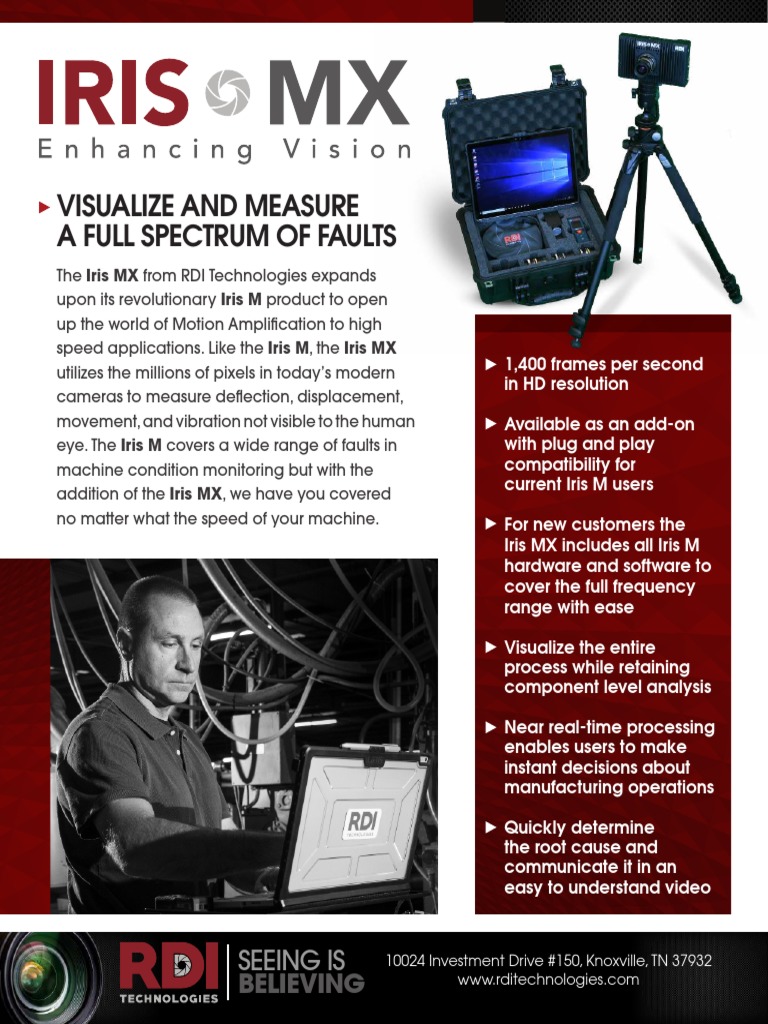 Iris MX Spec Sheet 1 | PDF | Frame Rate | Video