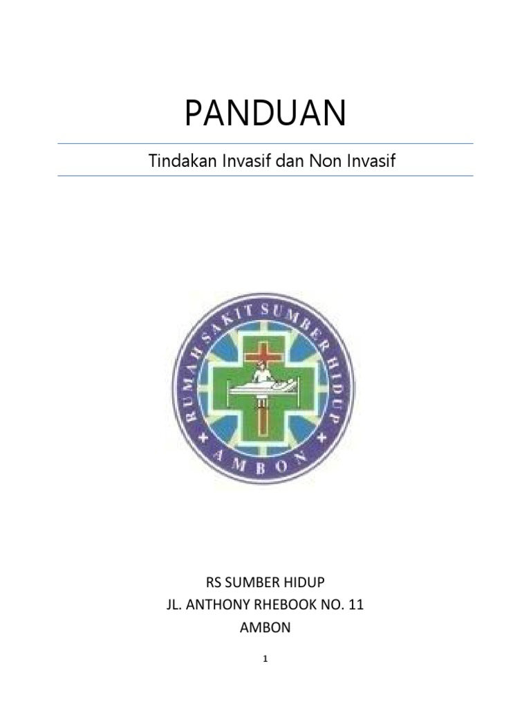 Panduan Tindakan Invasif Dan Non Invasif | PDF | Pengembangan Diri ...