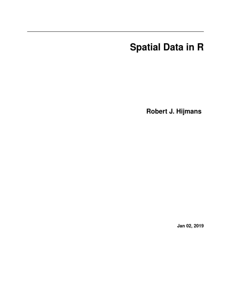 Spatial Data | PDF | Spatial Analysis | Map