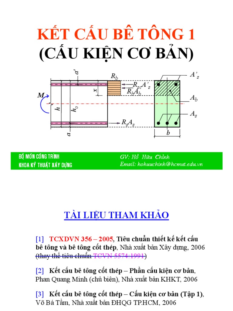 006 - Ket Cau Be Tong Cot Thep 1-Ho Huu Chinh | PDF