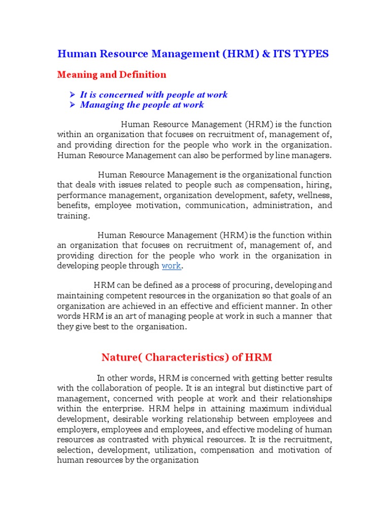 Human Resource Function Case Study | PDF | Human Resource Management | Human Resources