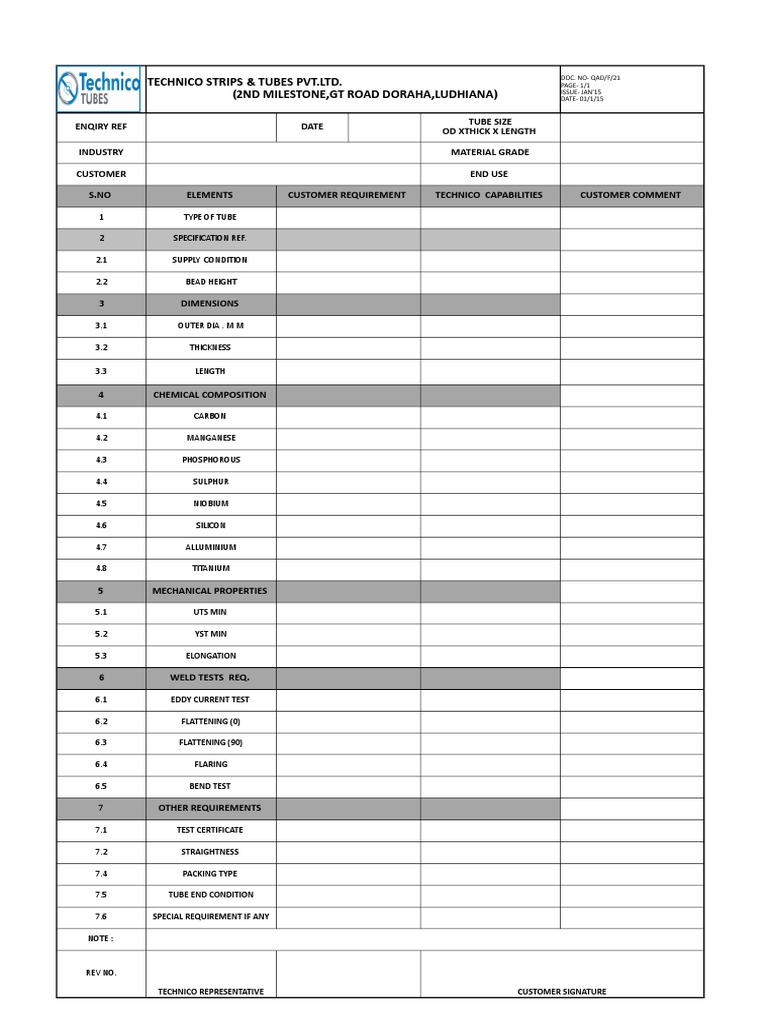 Daily Rejection Analysis Sheet | PDF