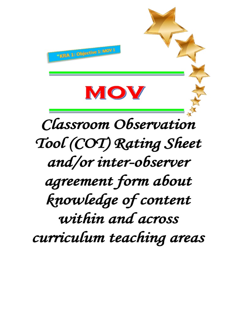 Documenting Teacher Development Through Classroom Observations, Lesson ...