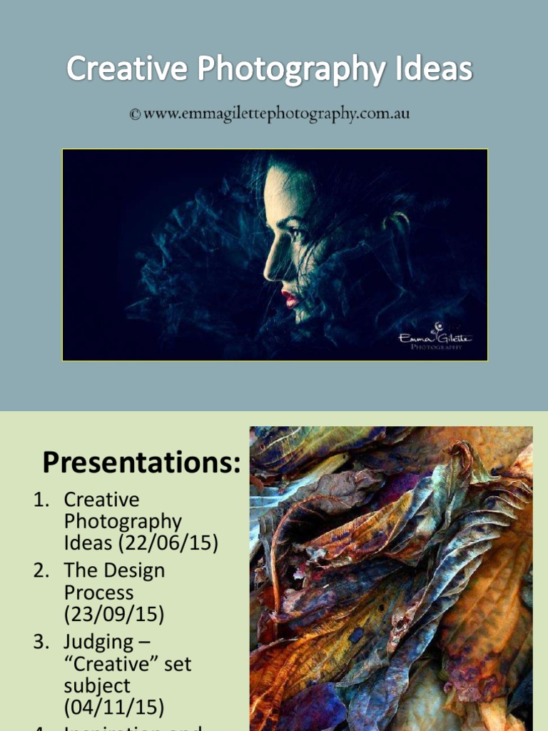 Creative Photography Ideas2 | PDF | Camera | Vision