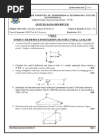 Structural Analysis Exam | PDF | Beam (Structure) | Structural Analysis