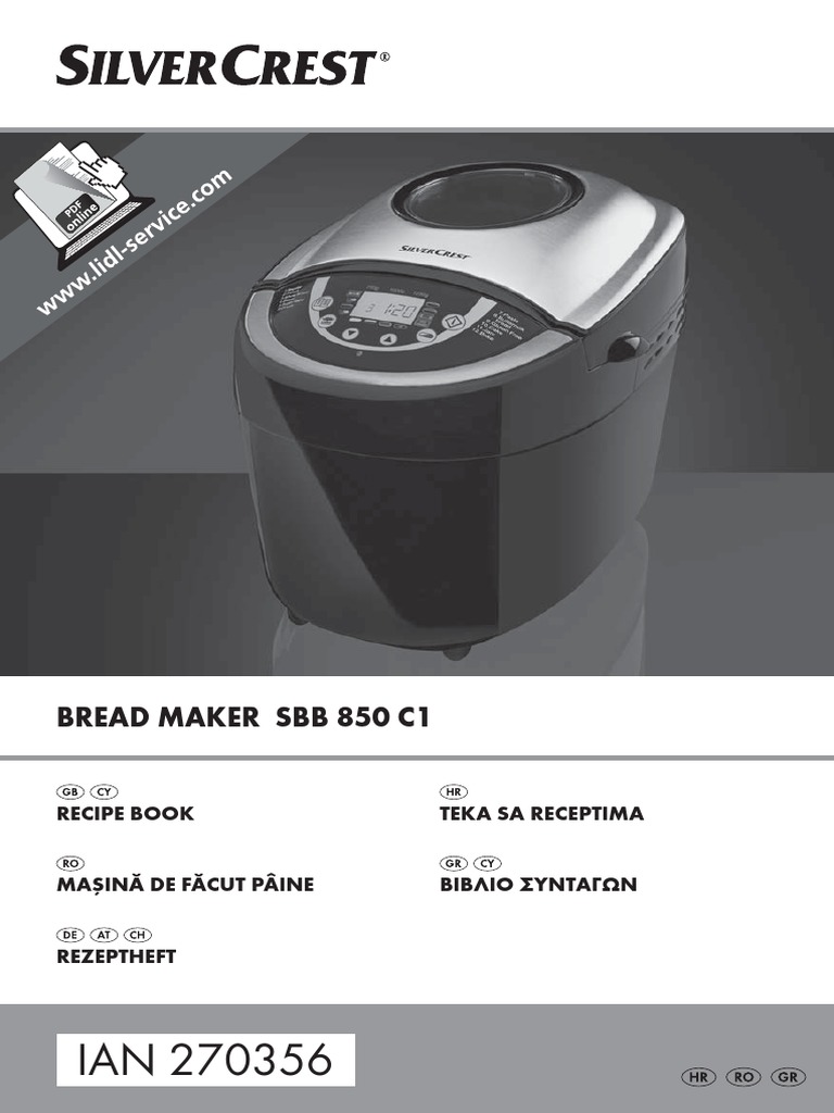 Bread Maker Recipe Book | PDF | Breads | Dough