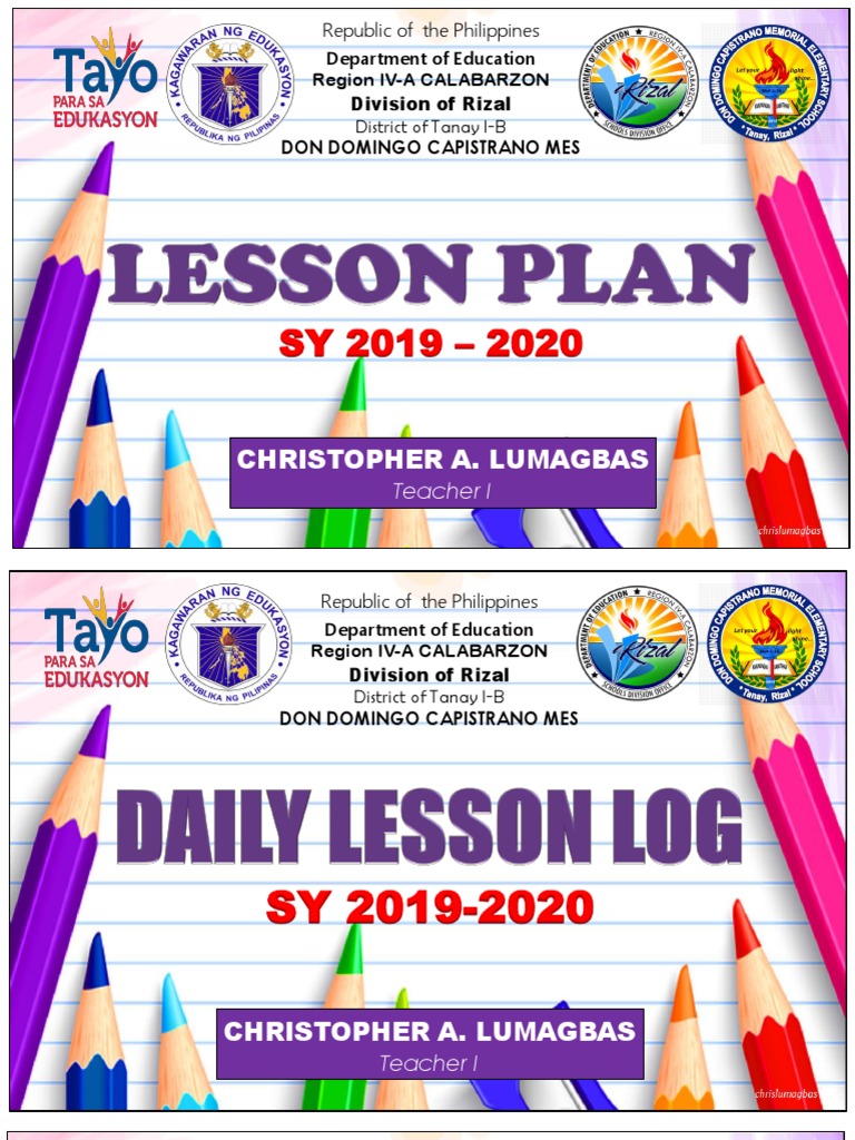 COVER - DLL, LP, SFS (Editable) Chris Lumagbas | PDF