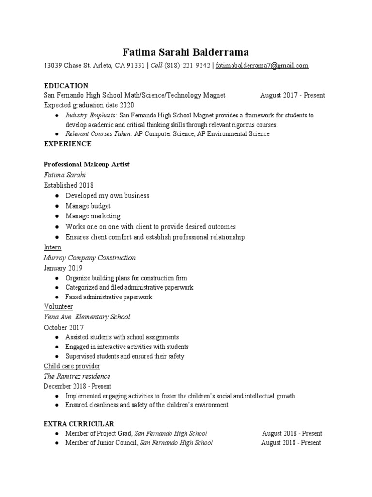 Official Resume | PDF