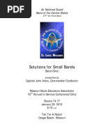 Beginning Band - First Day Lesson Plan | PDF | Aerophones | Elementary ...