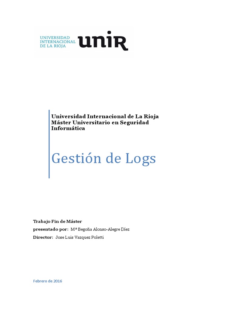 Logs | PDF | Cortafuegos (informática) | Archivo de computadora