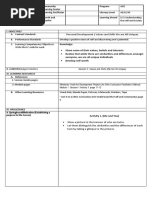 ALS Lesson Plan: Sense Organs Study | PDF | Concept | Learning