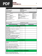Checklist Cinta Transportadora | PDF | Science | Ingeniería