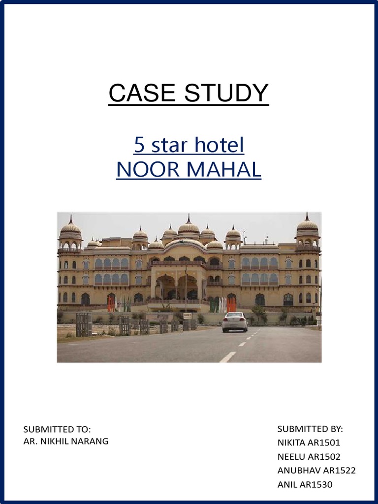 A Luxury Heritage Hotel: Noor Mahal | PDF | Swimming Pool | Hotel