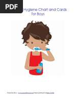 Personal Hygiene Cards and Chart For Girls | PDF