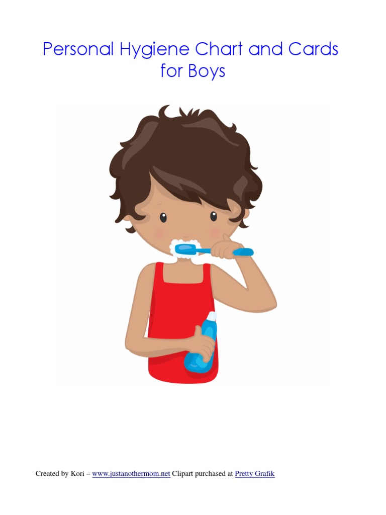 Personal Hygiene Chart for Boys | PDF