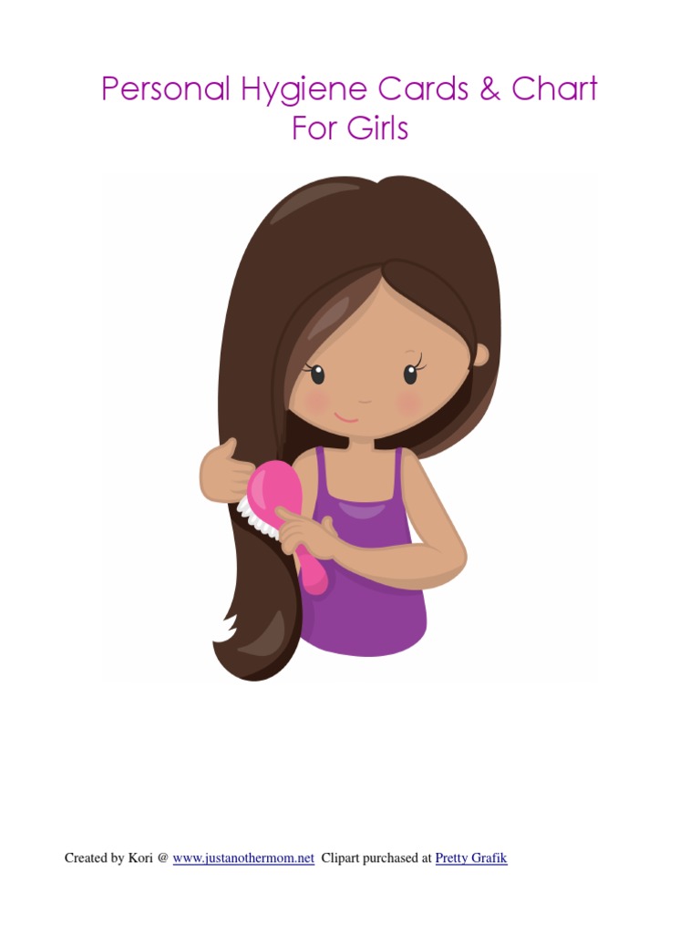 Personal Hygiene Cards for Girls | PDF