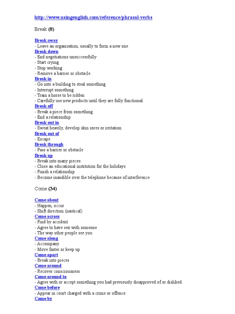 PHR Verb | PDF | Consciousness