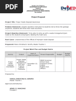 Barangay Clean and Green Proposal | PDF | Pollution | Natural Environment
