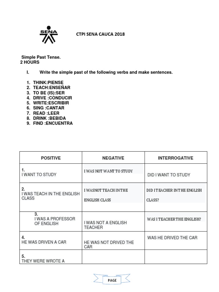 Simple Past Workshop | PDF | Elvis Presley | English Language