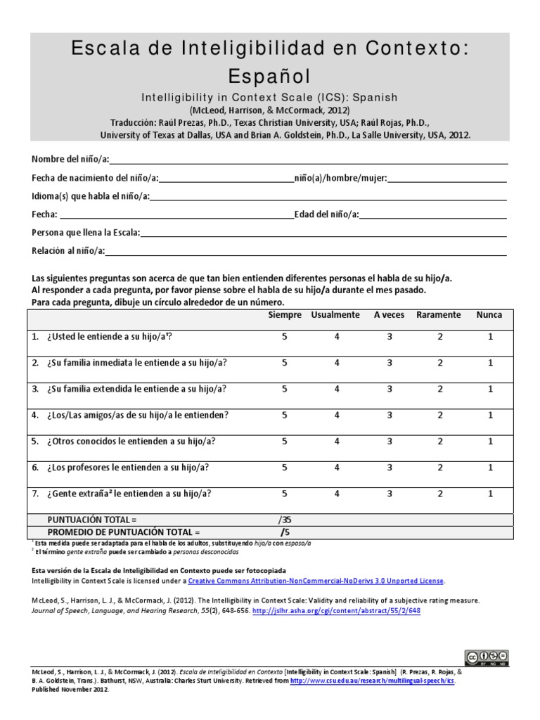 ICS Spanish PDF | PDF