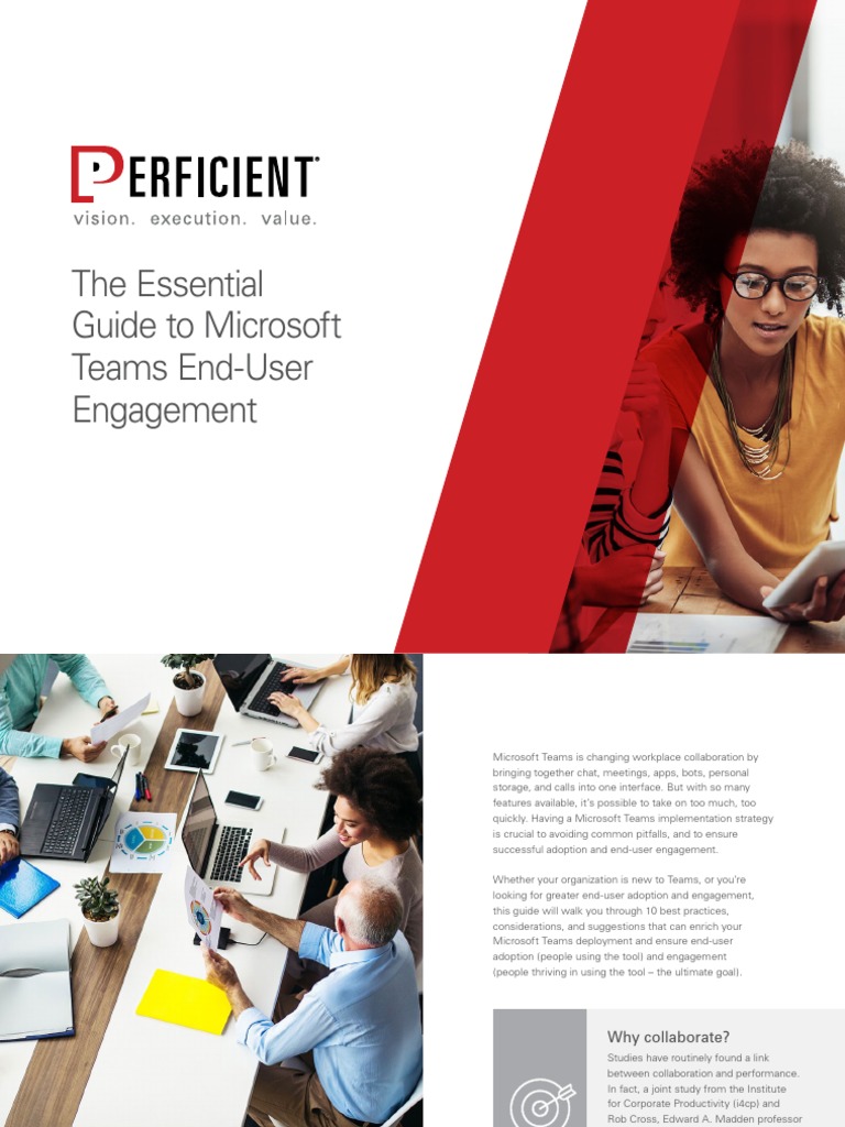 The Essential Guide To Microsoft Teams End User Engagement | PDF ...