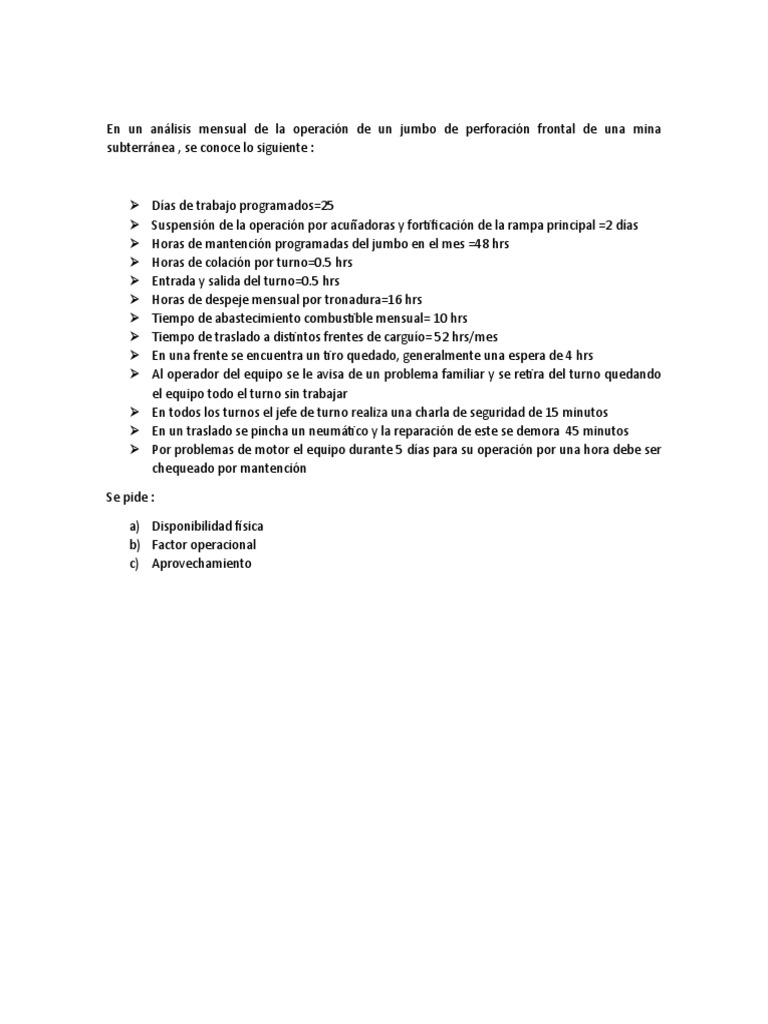 Plantilla Desarrollo Asarco | PDF