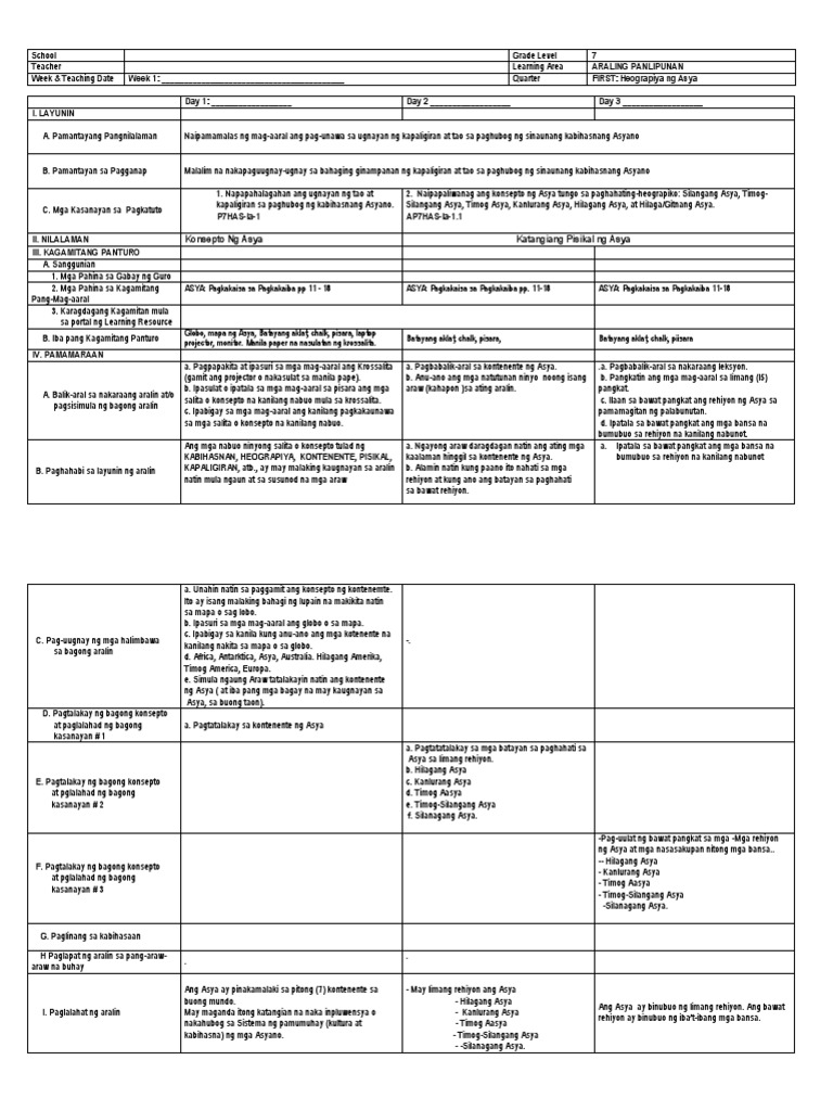 Quarter 1 AP 7 | PDF