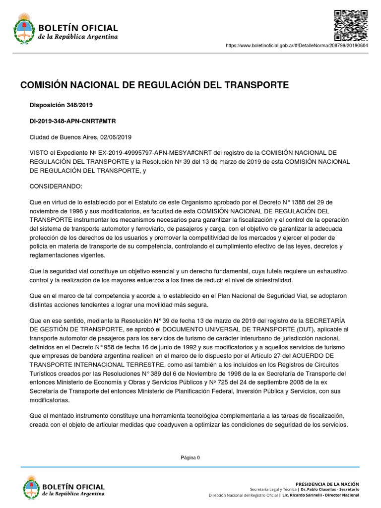 Documento Universal Del Transporte (DUT) | PDF | Comisión Europea ...