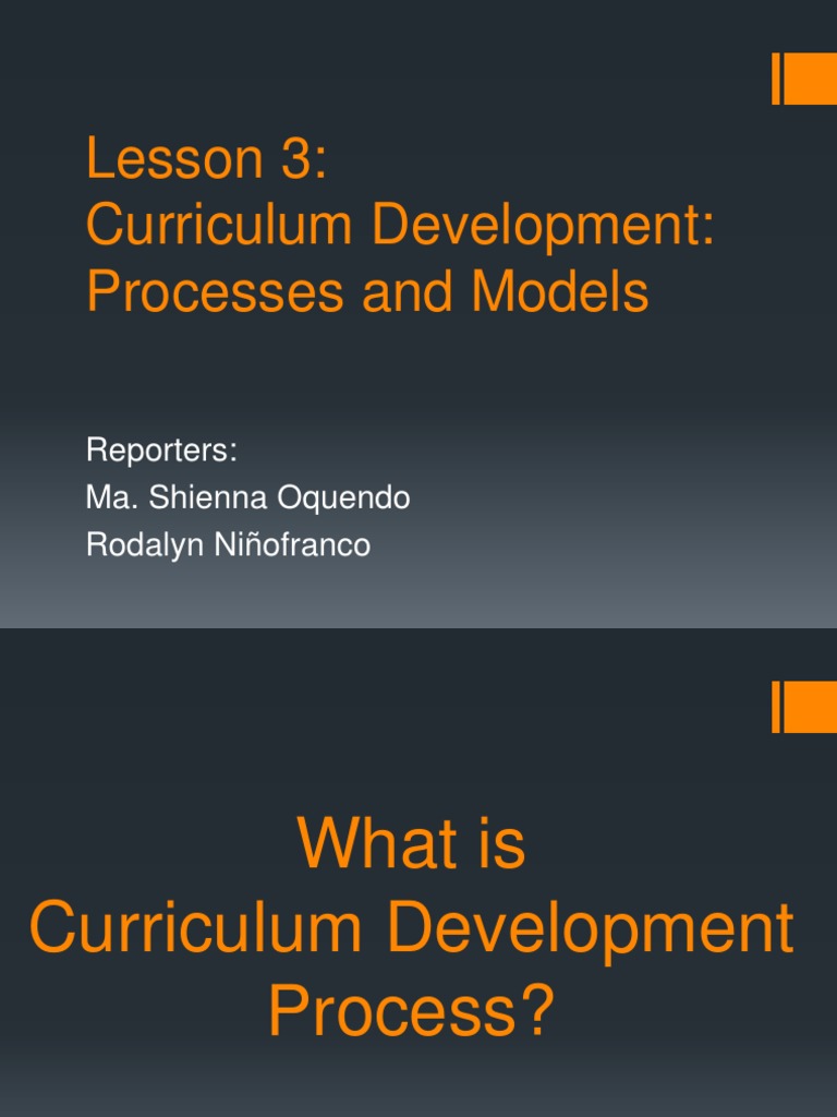 Curriculum Dev - Tprocesses and Models - OQUENDO-NIÑOFRANCO | PDF ...