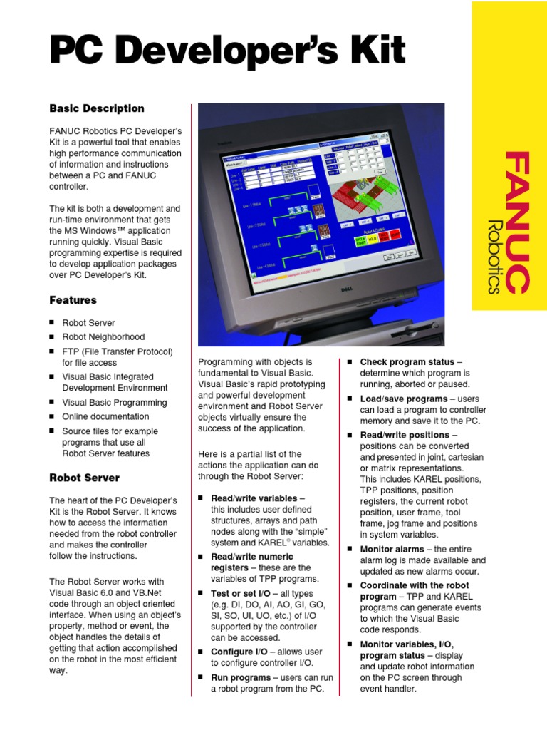 FANUC Software PC Developer's Kit.pdf | File Transfer Protocol ...