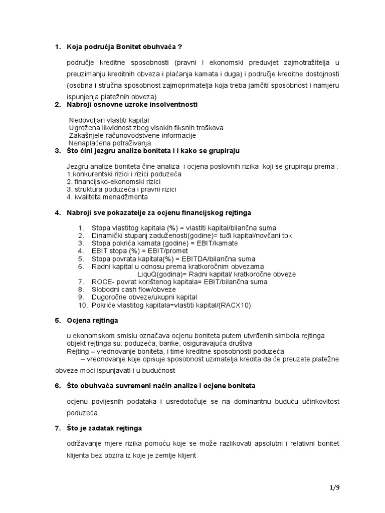 Priprema Za K2 KRIZNI MENADZMENT PITANJA I ODGOVORI | PDF