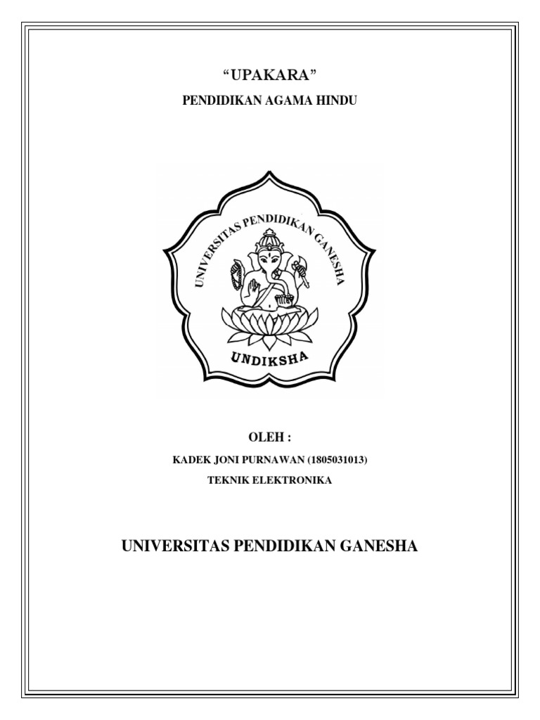 Pengertian dan Fungsi Upakara Hindu | PDF | Agama & Spiritualitas