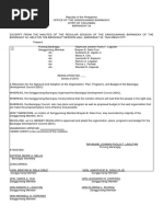 Resolution Adopting The BDP | PDF | Government