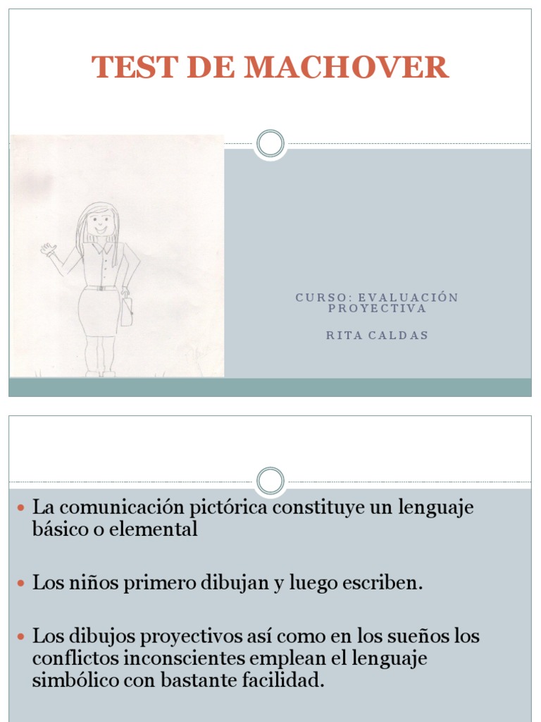 Test de la Figura Humana de Machover | PDF | Dibujo | Sicología