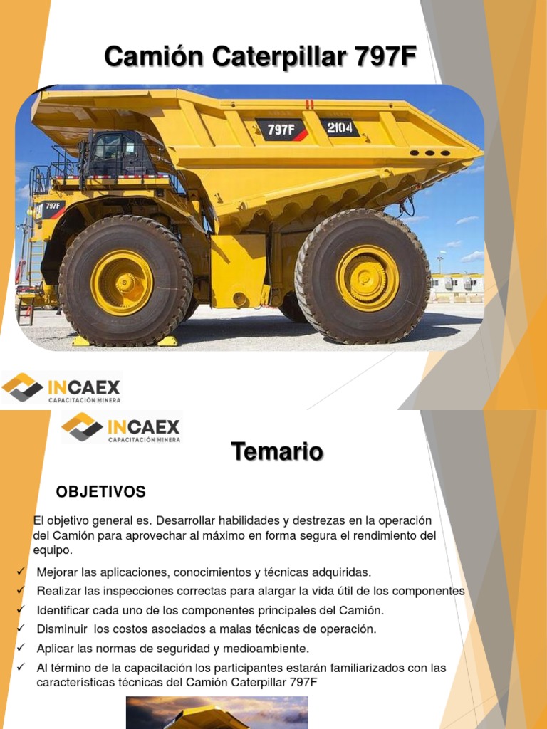 3.-Camion Cat 797f | PDF | Camión | Tanques