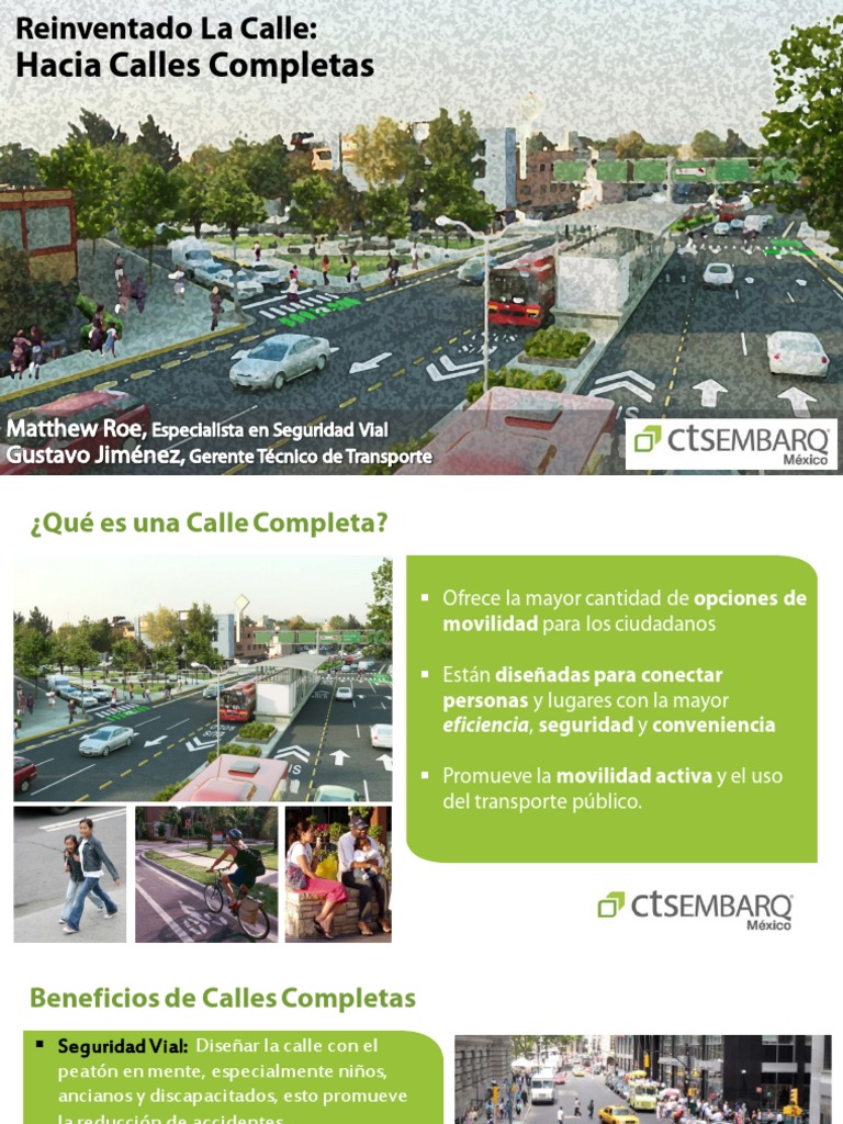 5 Calles Completas 03julio14 | PDF | Peatonal | Diseño