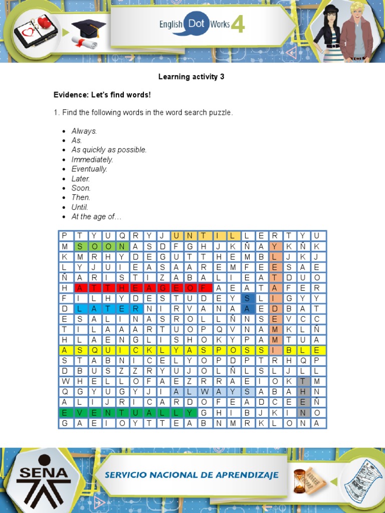 Word Search and Sentence Corrections Activity | PDF | Leisure