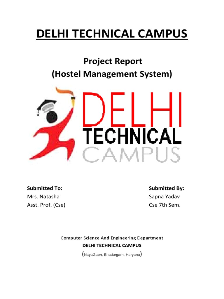 Hostel Management System Project Report | PDF | Html | Web Page