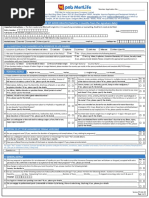 Declaration of Good Health Form | PDF | Life Insurance | Insurance