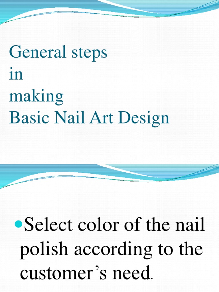 BC 9 Basic Nail Art Design | PDF | Nail (Anatomy) | Foot
