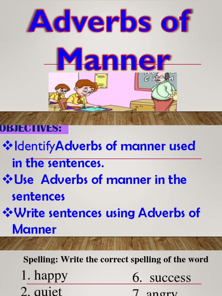 Grade 4 Ppt. English. Adveb of Manner | PDF | Adverb | Semiotics
