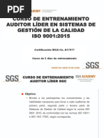 Iso 19000 | PDF | Auditoría | Gestión de la calidad