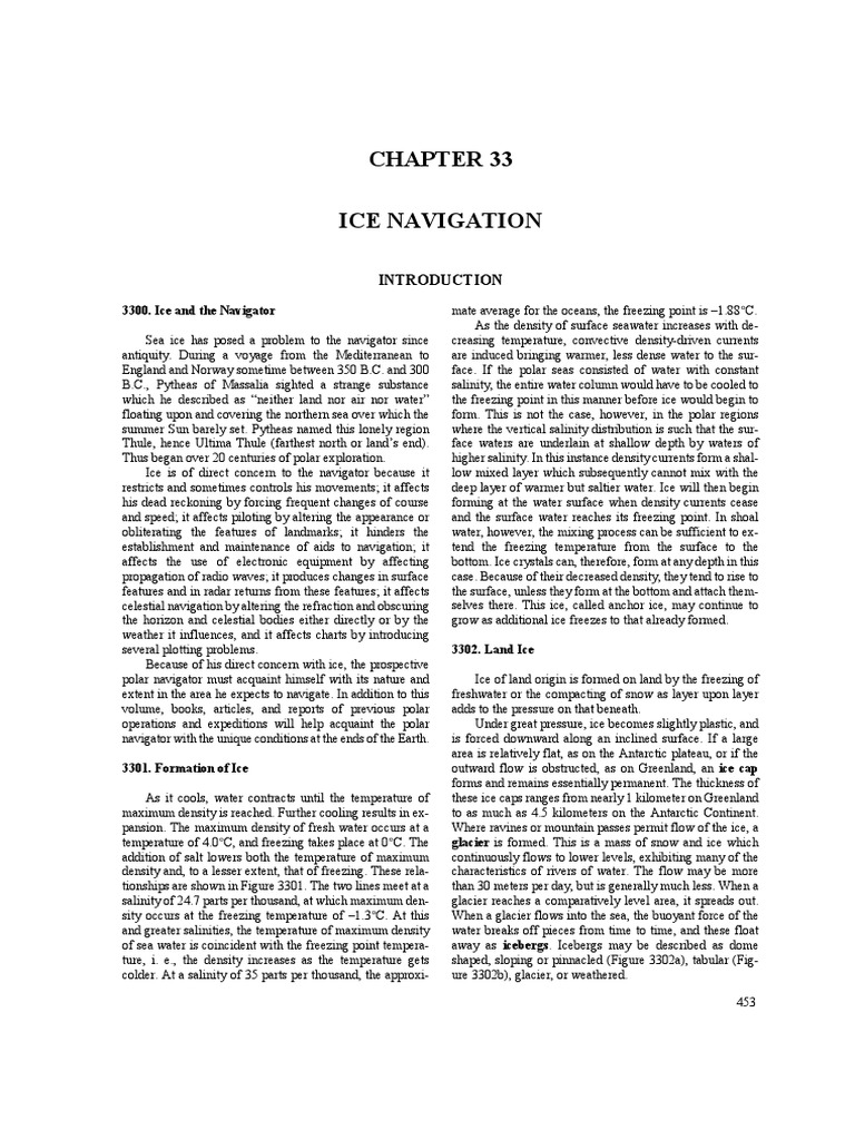 Ice Navigation | PDF | Sea Ice | Ice