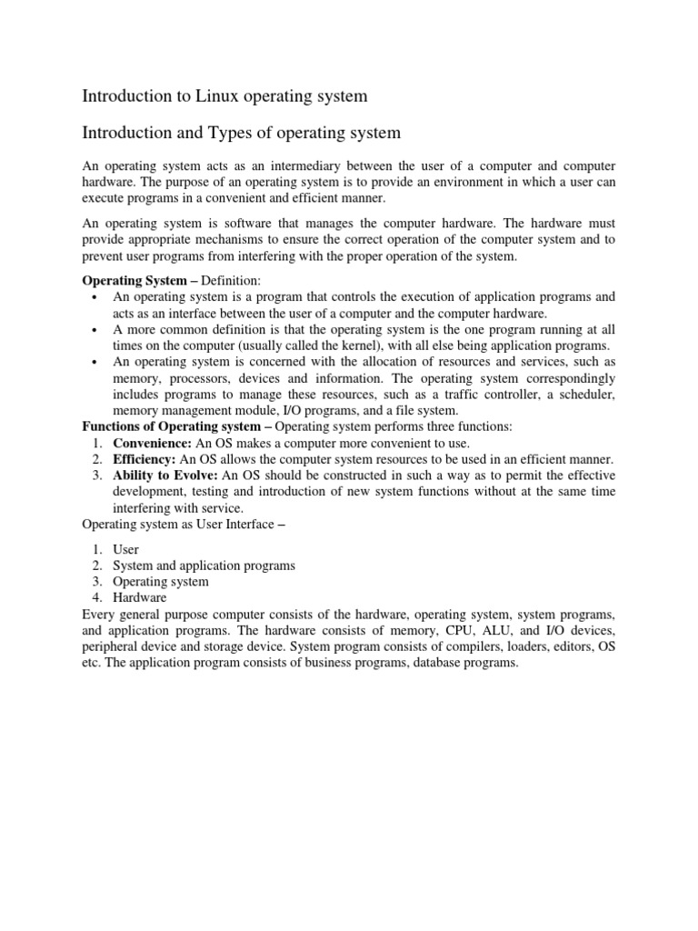 3 2 Cse Les Notes1 | PDF | Operating System | Command Line Interface