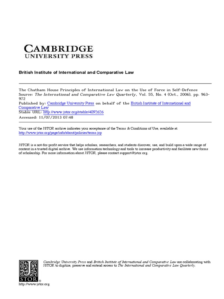 British Institute of International and Comparative Law | PDF | Self ...