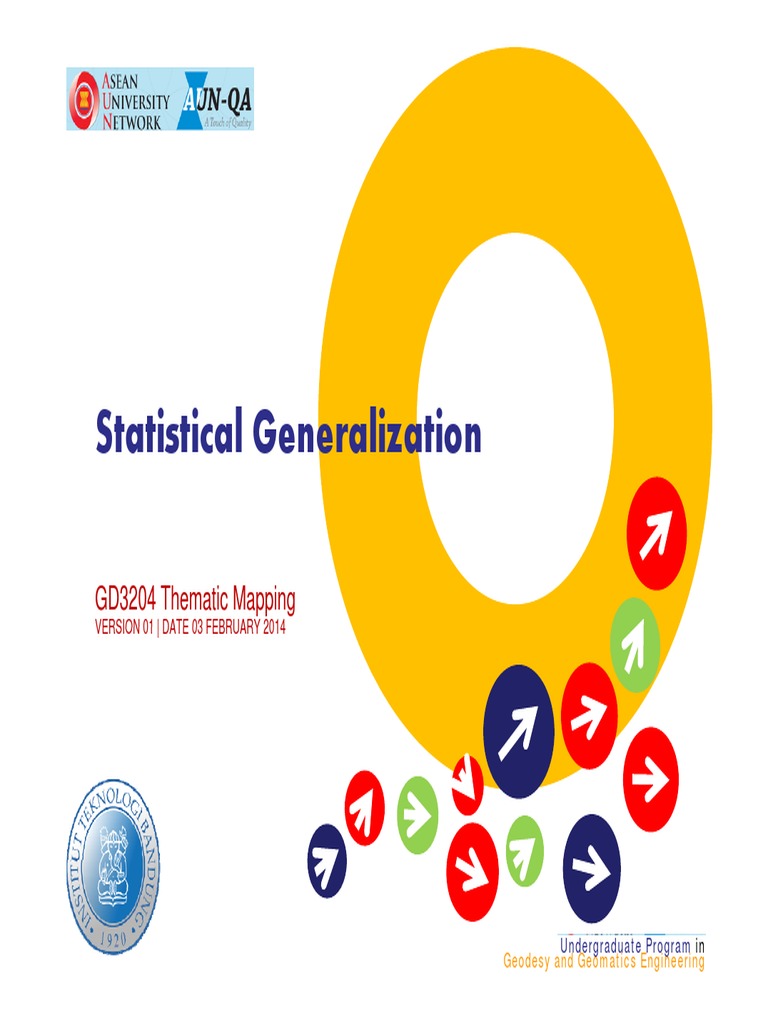 TM 03 StatisticalGeneralization | PDF | Geomatics | Geodesy