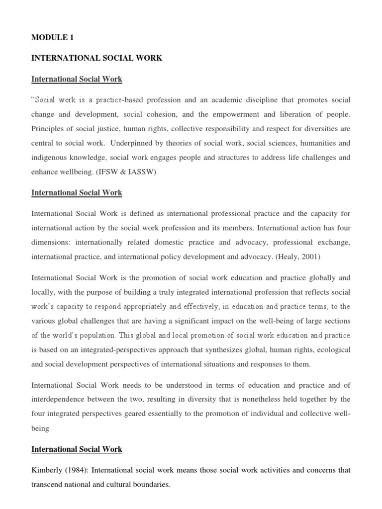 Contemporary Social Work Practice | PDF | Human Rights | Social Work