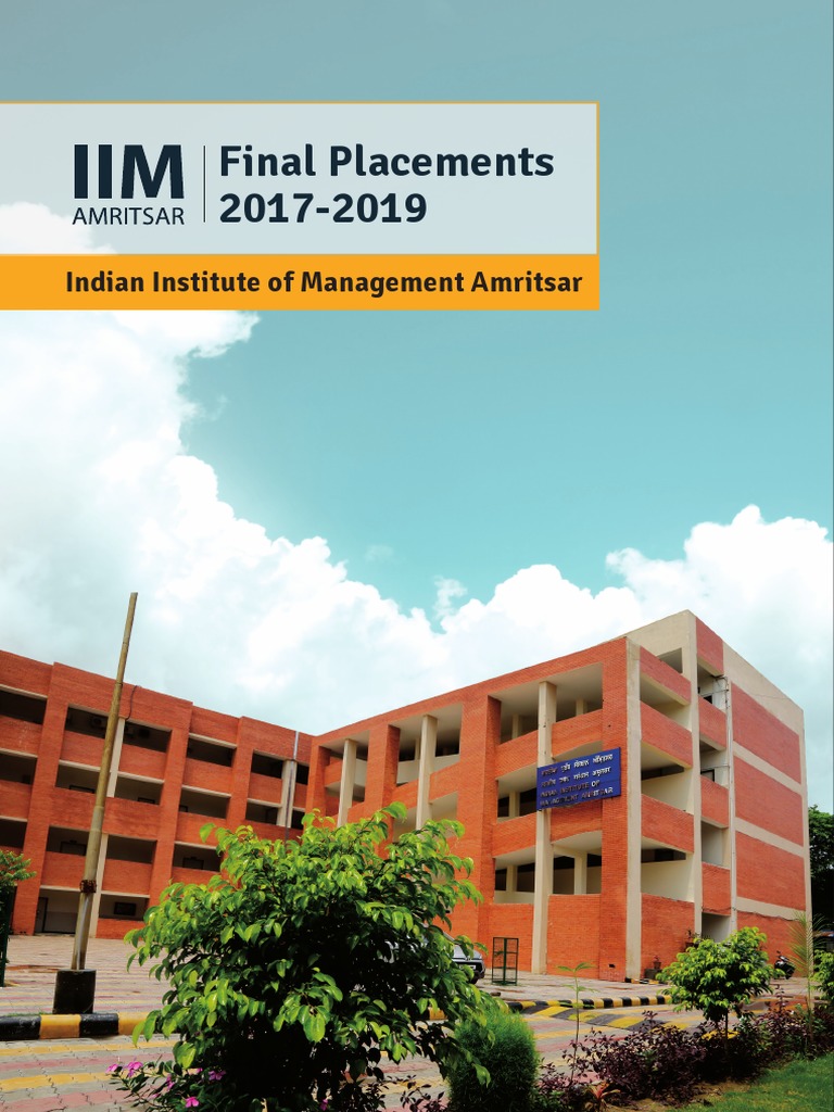 Final Placement Report 2019 IIM Trichy | PDF | Engineering | Science ...