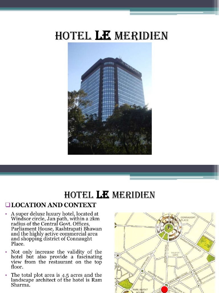 Le Meridian Delhi | PDF