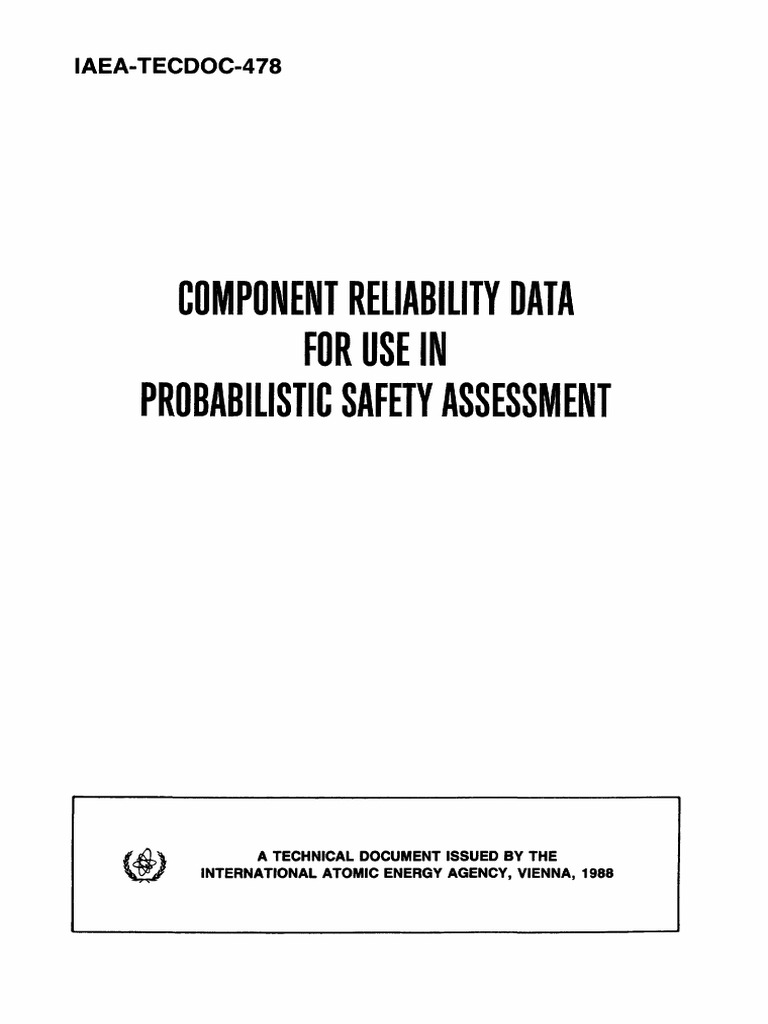 Iaea Tecdoc 478 | PDF | Reliability Engineering | International Atomic ...